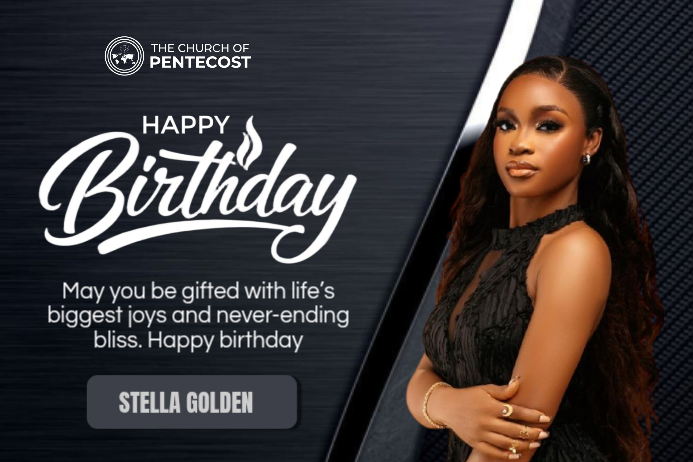 Black Joyful Birthday Poster Template | PosterMyWall