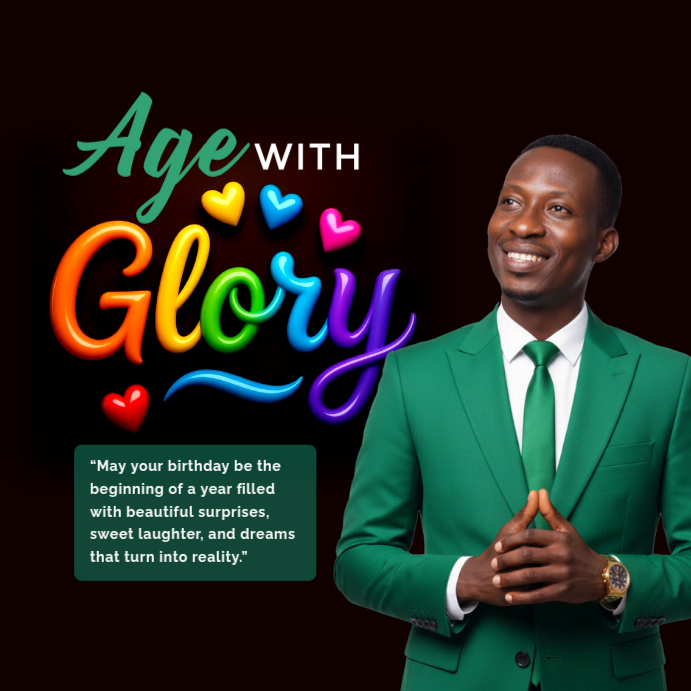 Plantilla de Black Joyful Birthday Wishes Instagram Post | PosterMyWall