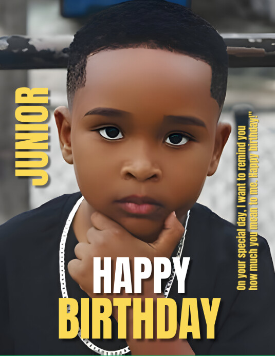 Black Joyful Black Background Pastel Happy Bi Template | PosterMyWall