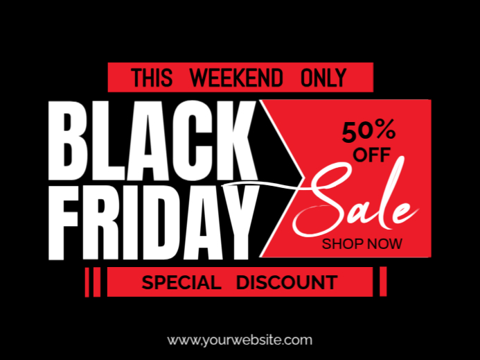Black Joyful Black Friday Sale Yard Sign Template | PosterMyWall