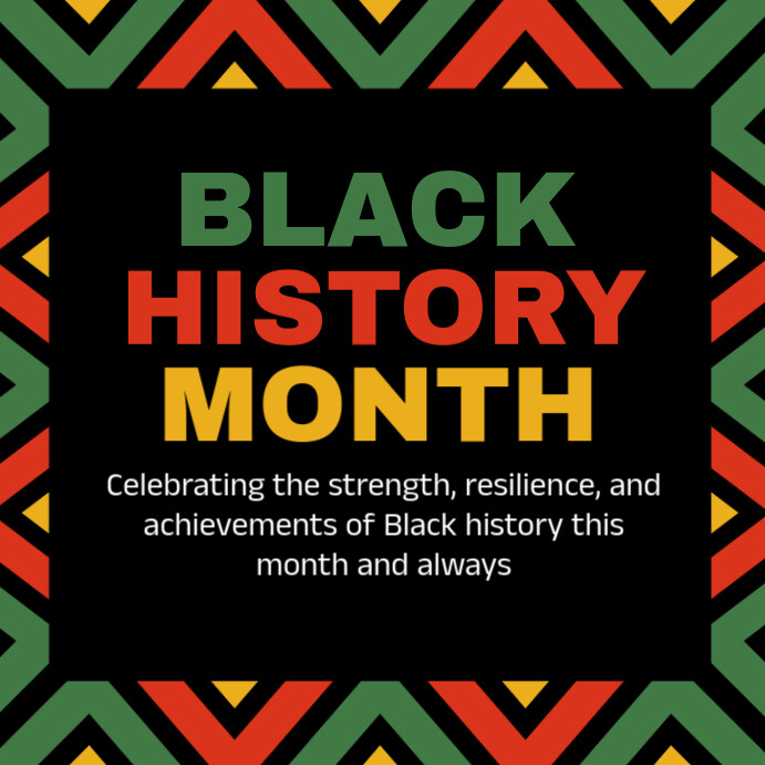 Black Joyful Black History Month Instagram Post Template | PosterMyWall