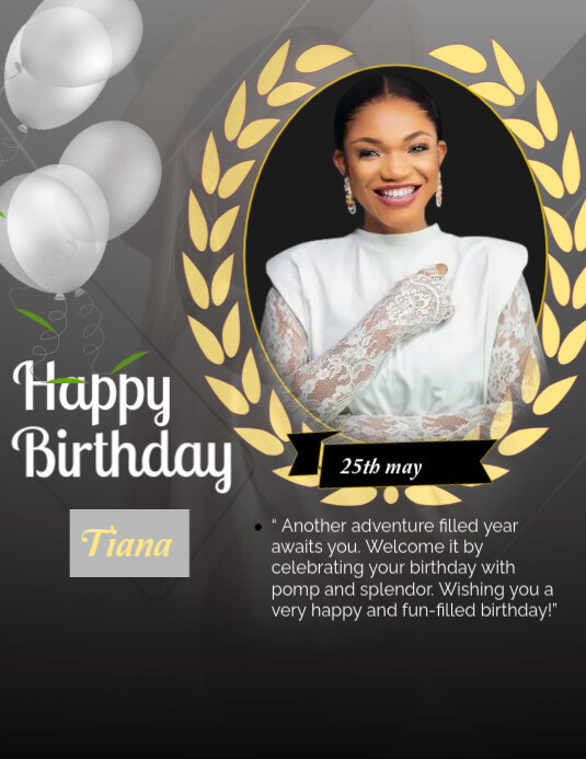 Copy of Black Joyful Burt Flyer (us Letter) | PosterMyWall