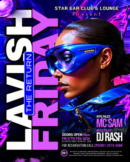 Copy of Black Joyful Club Party Template Instagram Portrait | PosterMyWall