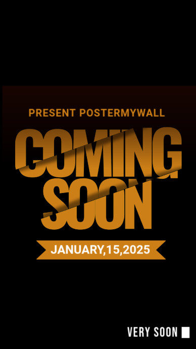 Black Joyful Coming Soon Instagram Story Template | PosterMyWall
