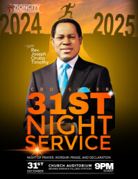 Crossover night service Template | PosterMyWall