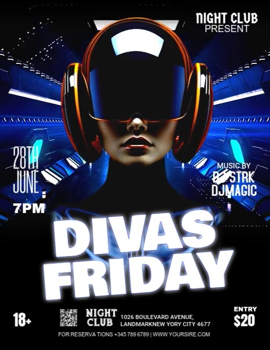 Copy of Black Joyful Divas Friday Flyer (us Letter) | PosterMyWall