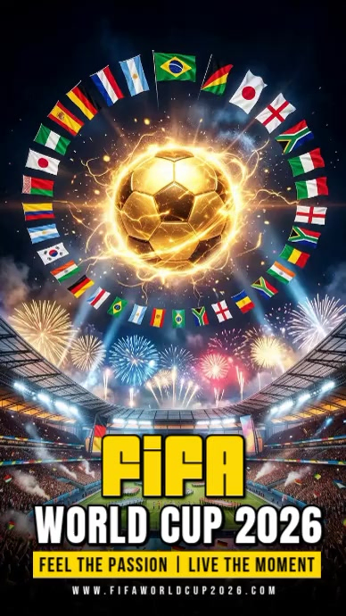 Fifa World Cup 2026 Template | PosterMyWall