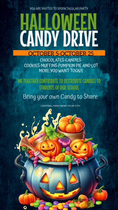 Black Joyful Halloween Instagram Story Template | PosterMyWall