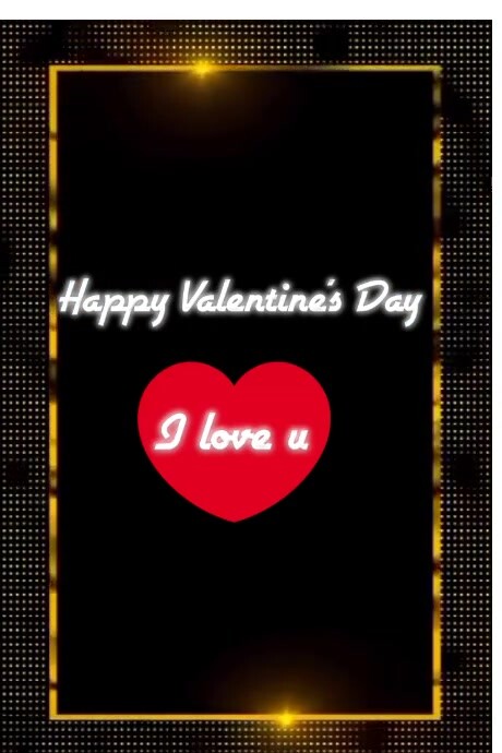 Black Joyful Happy Val Poster Template | PosterMyWall