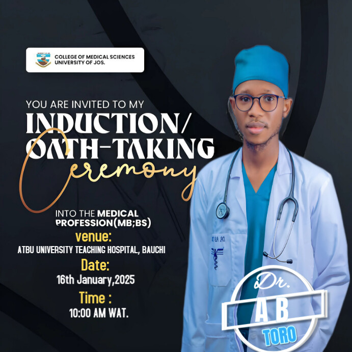 Black Joyful Induction/oath Instagram Post Template | PosterMyWall