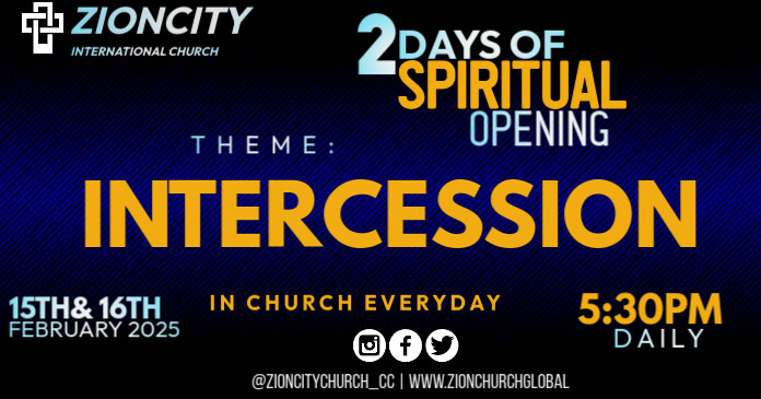 Copy of Black Joyful Intercession Prayer Meeting Service Facebook ...