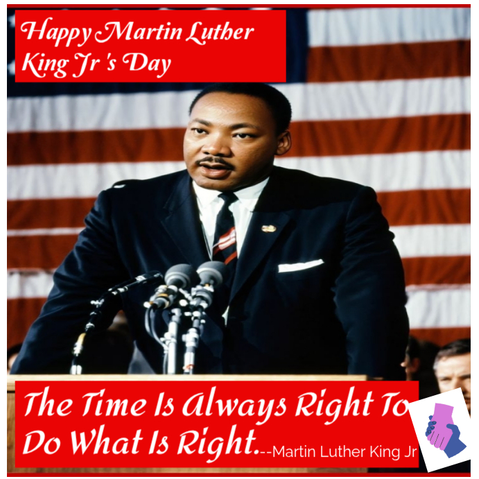 Black Joyful Martin Luther Instagram Post Template | PosterMyWall