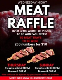 meat raffle Template | PosterMyWall