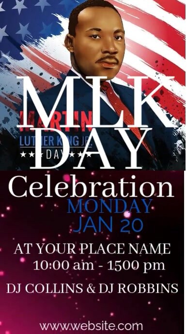 Black Joyful Mlk Day Celebration Instagram Reel Template | PosterMyWall