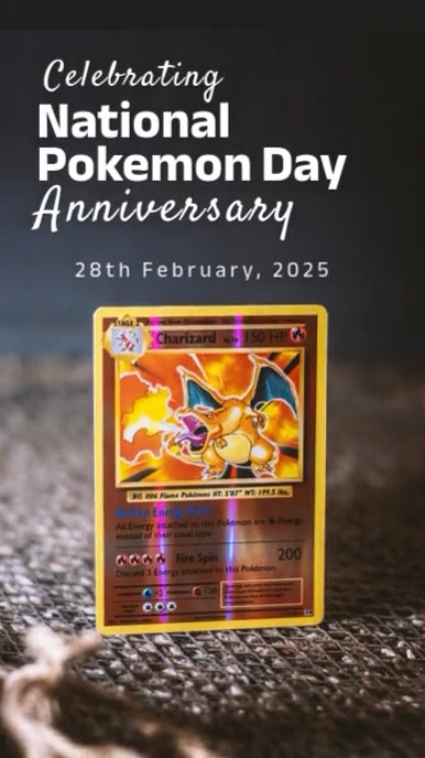 Copy of Black Joyful National Pokemon Day Instagram Story | PosterMyWall