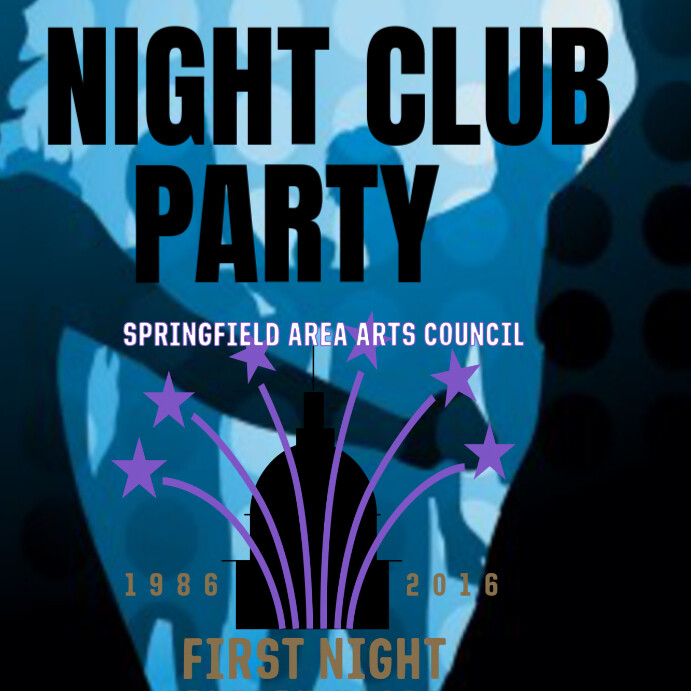 Black Joyful Night Party Instagram Post Template | PosterMyWall