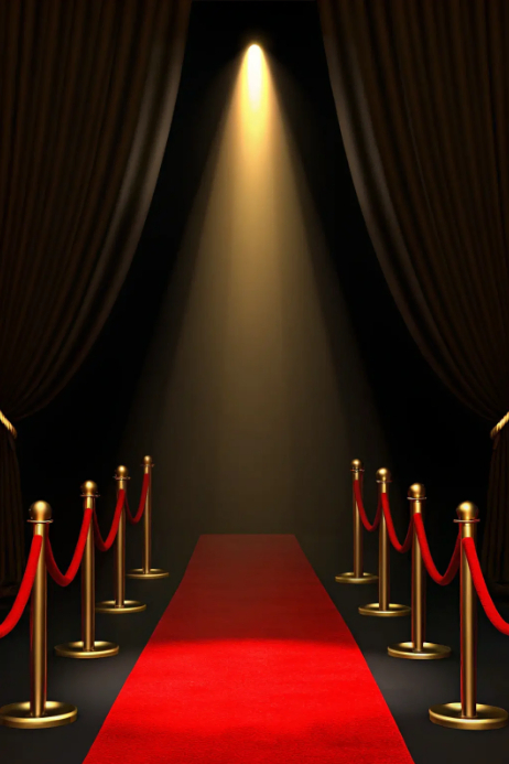 Black Joyful Red Carpet Premiere Entrance Poster Template | PosterMyWall
