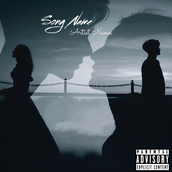 Black Joyful Sad Albem Cover 2025 Album Cover Template | PosterMyWall