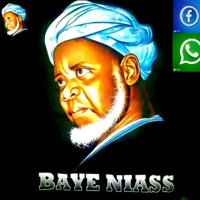 Copy of Black Joyful Sheikh Ibrahim Nyass Instagram Post | PosterMyWall