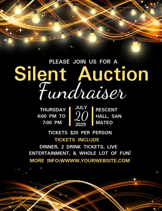 Silent Auction Flyers