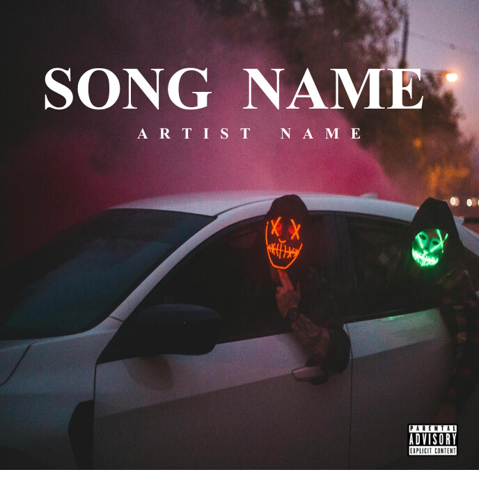 Black Joyful Sog Album Cover Template | PosterMyWall