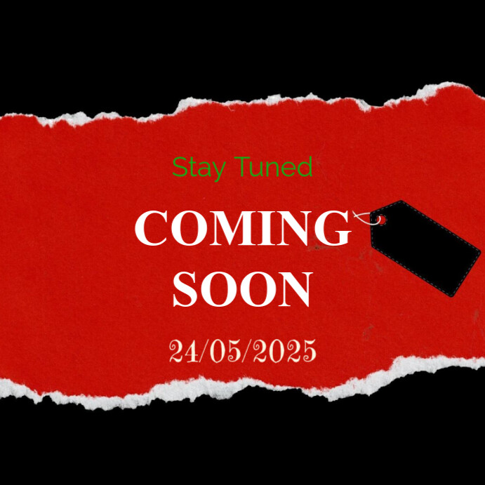 Plantilla de Black Joyful Stay Tuned Coming Soon Instagram Post ...