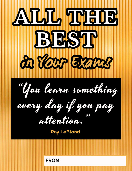 Black Joyful Success Card Template Flyer (us | PosterMyWall