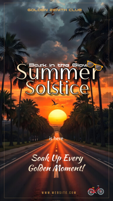 Black Joyful Summer Solstice Instagram Story Template | PosterMyWall