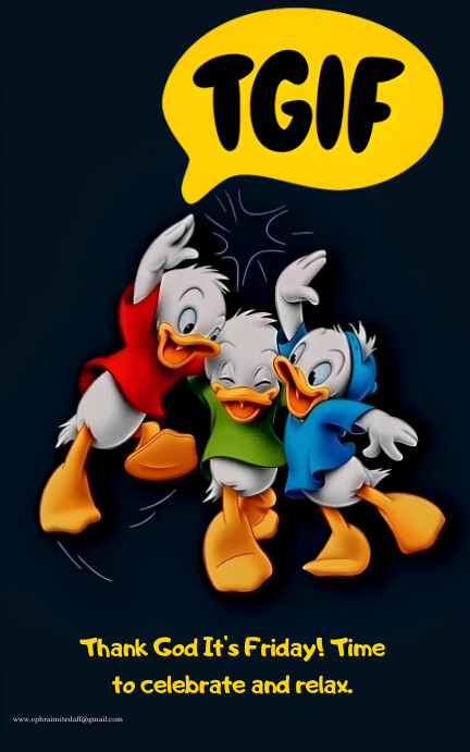 Copy of Black Joyful Tgif Kindle/book Covers | PosterMyWall