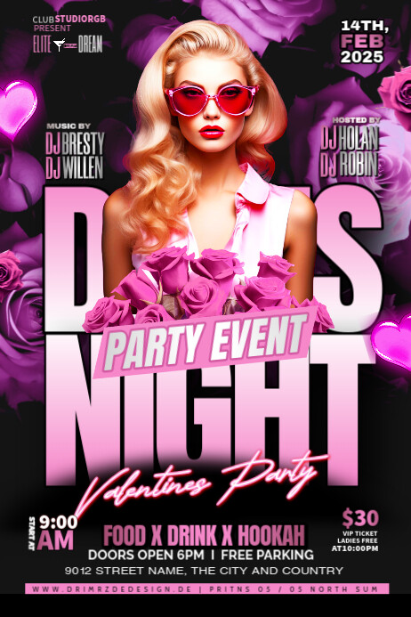 Copy of Black Joyful Valentines Date Night Poster | PosterMyWall