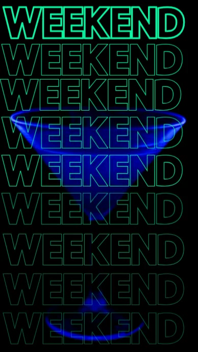 Black Joyful Weekend Instagram Reel Template | PosterMyWall