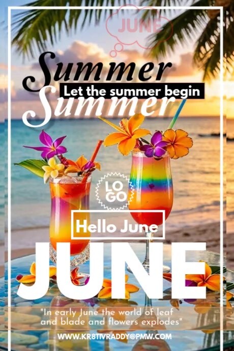 Black June Poster Templat | PosterMyWall