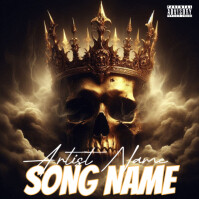 Black Crown Mixtape Album Cover Album Cover Template | PosterMyWall