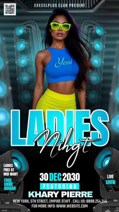 Black Ladies Night Event Instagram Story Template | PosterMyWall