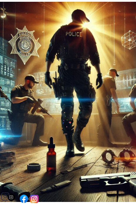 Black Law Enforcement Appreciation Day Poster Template | PosterMyWall