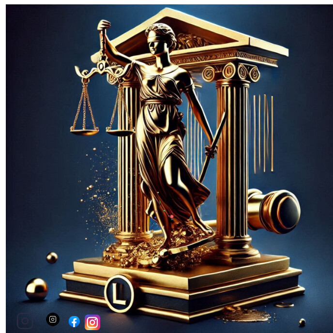 Black Legal Symbol Flyer Template Album Cover | PosterMyWall