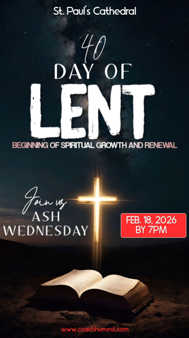 Black Lent Celebration WhatsApp Status Modelo | PosterMyWall