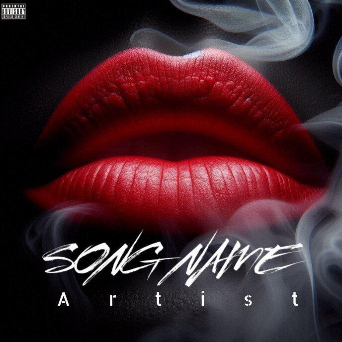 Black Lips Mixtape Album Cover Template | PosterMyWall