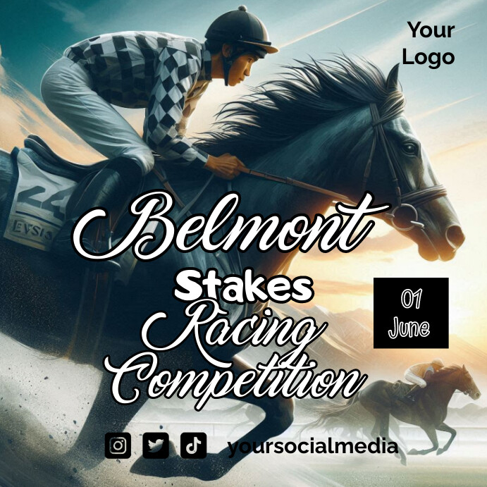 Black List-based Belmont Stakes Event Poster Template | PosterMyWall