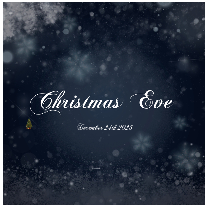 Black List-based Christmas Eve Instagram Post Template | PosterMyWall
