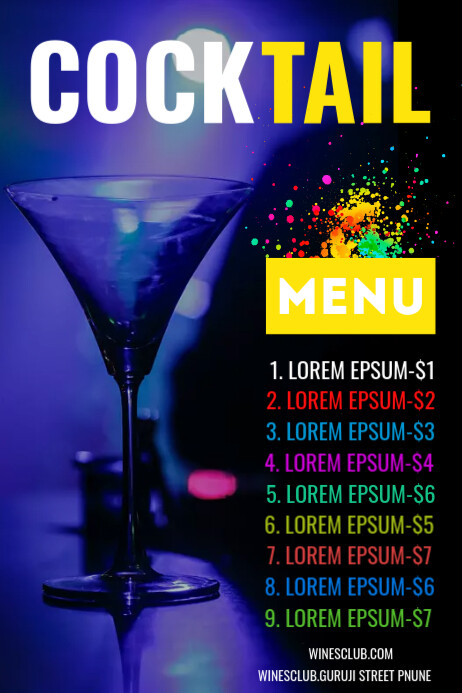 Black List-based Club Party Digital, Poster Template | PosterMyWall