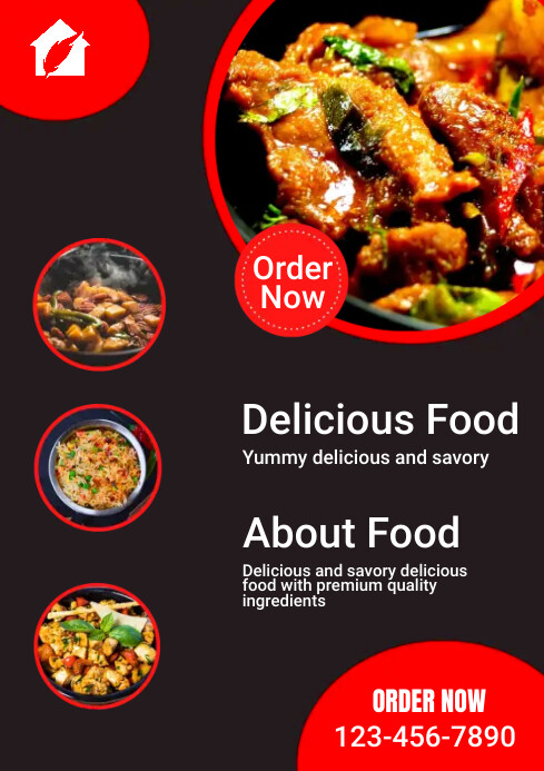 Black List-based Food A4 Template | PosterMyWall