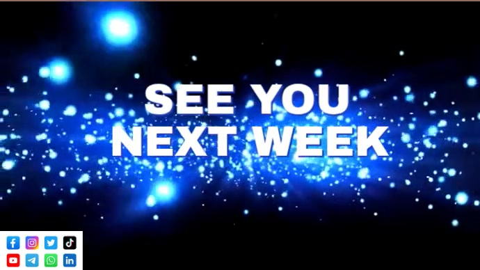 Black List-based See You Next Week Digital Display (16:9) Template ...