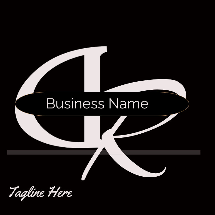 Copy of Black Logo Design | PosterMyWall