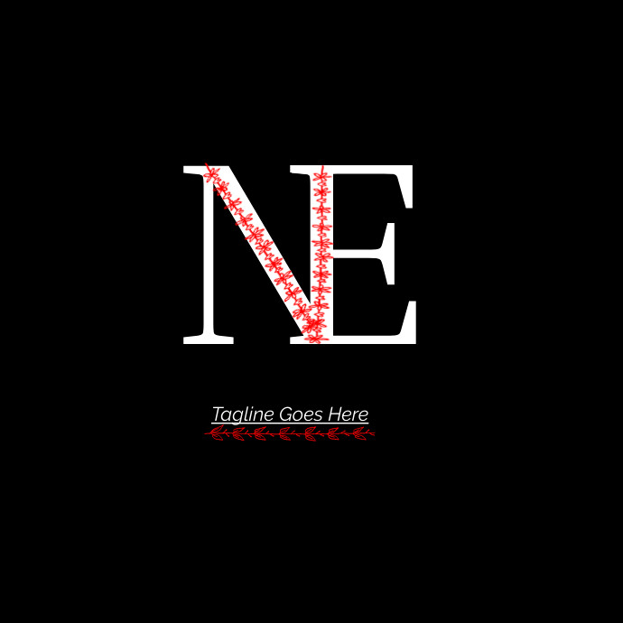 Black Logo Logo Template | PosterMyWall