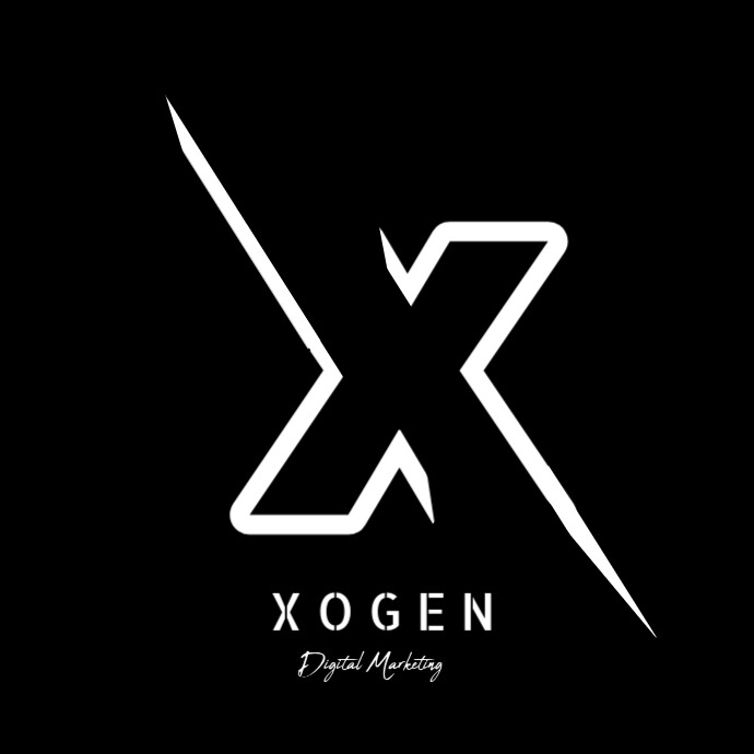 Black Logo X Logo Template | PosterMyWall