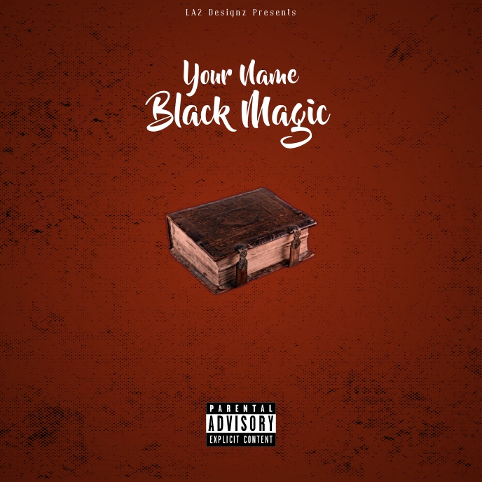 Black Magic Album Cover Template | PosterMyWall