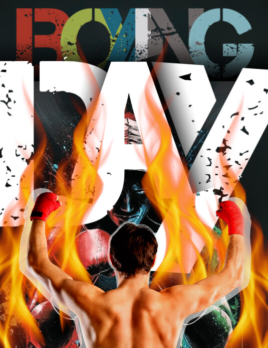 Black Maksimalis Boxing Day Pamflet (letter As) Template | PosterMyWall