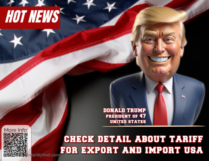 Black Maksimalis Donald Trump Election Pamflet (letter As) Template ...
