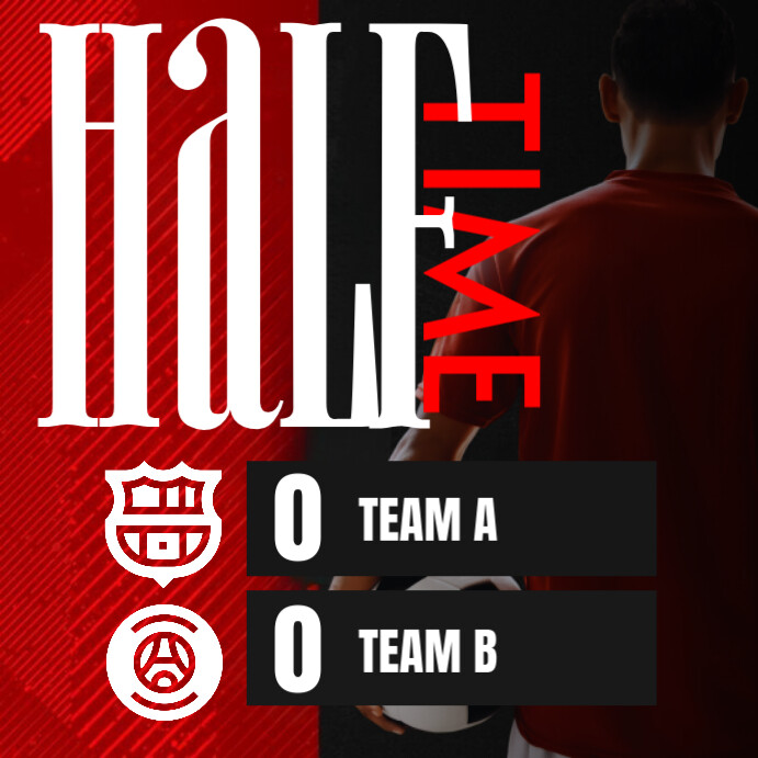 Copy of Black Maksimalis Halftime Pos Instagram | PosterMyWall